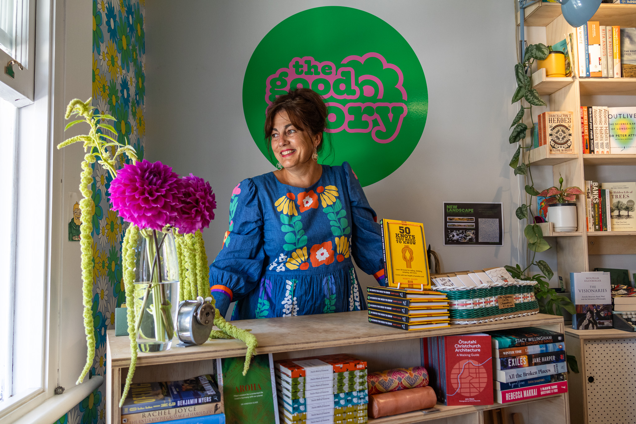The Good Story a local bookshop in Akaroa
